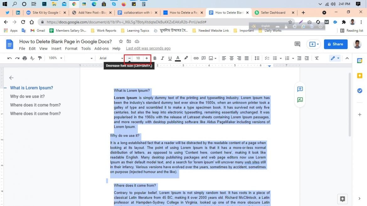 How to Delete Blank Page in Google Docs? - Blog Academy