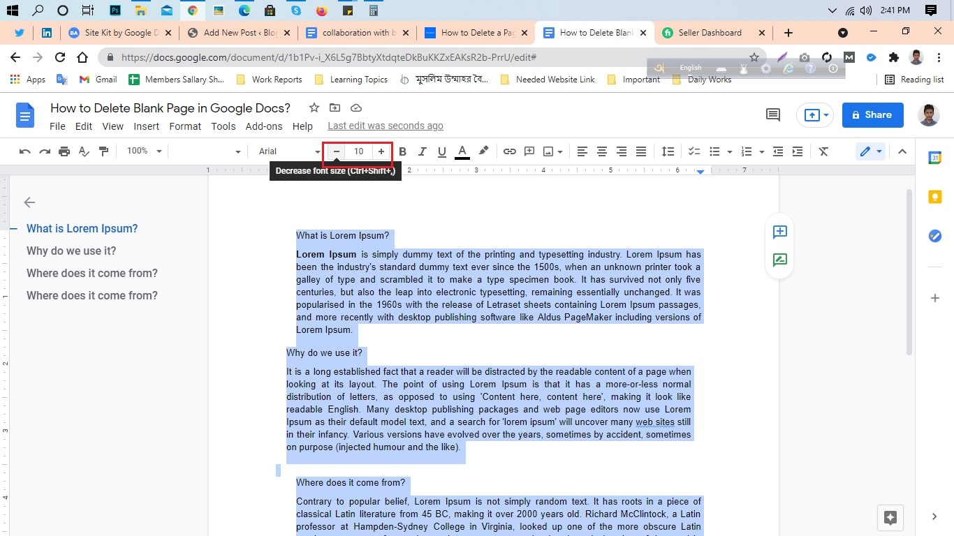 How to Delete Blank Page in Google Docs? - Blog Academy