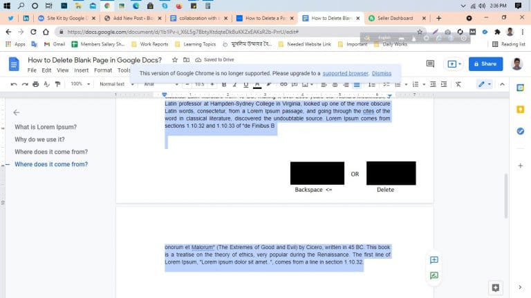 How to Delete Blank Page in Google Docs? - Blog Academy